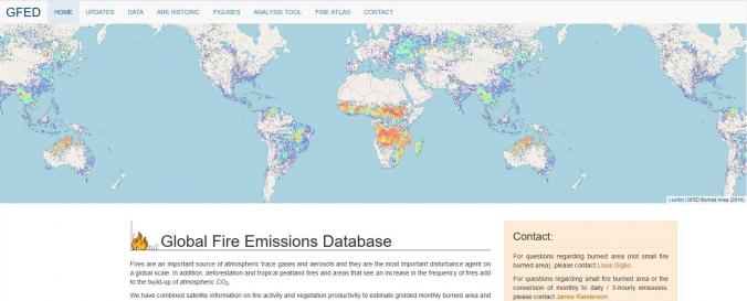 Global Fire Emissions Database (GFED) | UN-SPIDER Knowledge Portal Global Fire Emissions Database (GFED) | UN-SPIDER Knowledge Portal